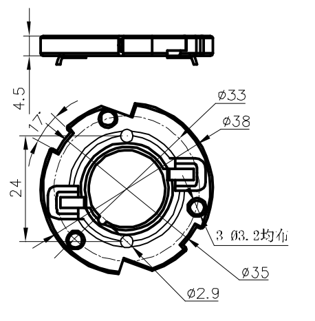 Part # K905F, COB LED Array Holders On Mitronix, Inc.