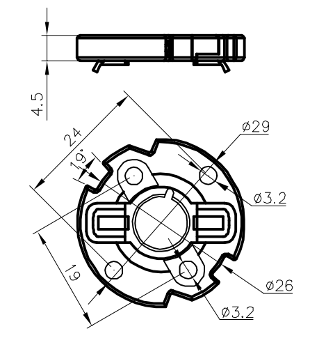 Part # K905H, COB LED Array Holders On Mitronix, Inc.